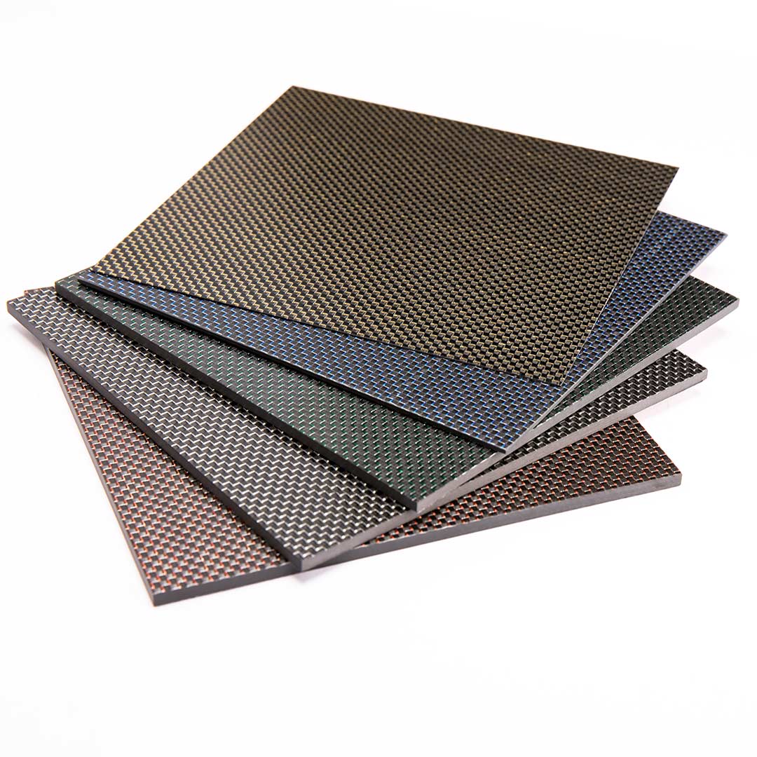Red blue green yellow silver carbon fiber Plates 0.2-20mm - China ...